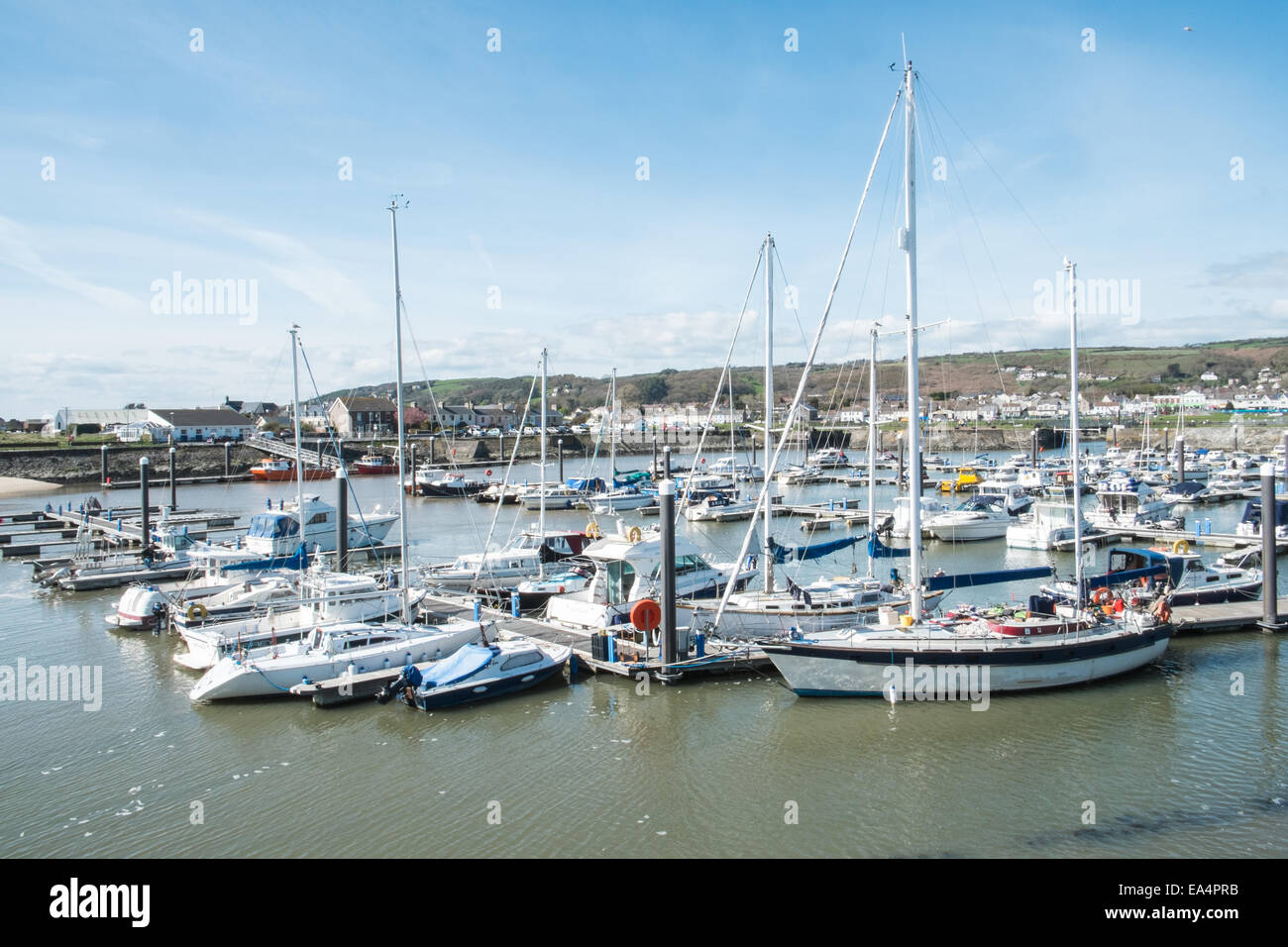 Marina am Burry Port, zwischen Pembrey Sands und Llanelli ...