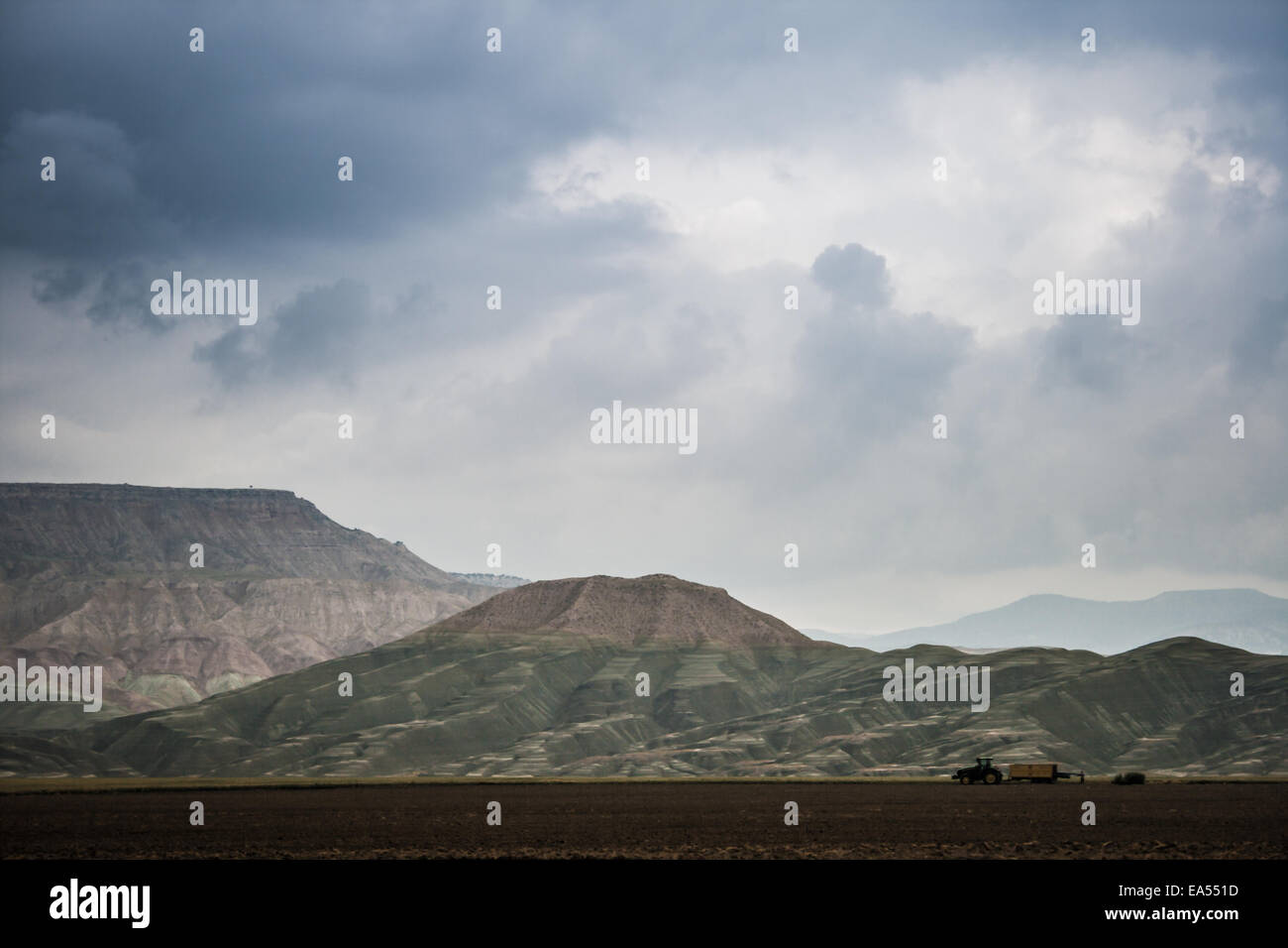 Traktor Harvester Federschnitt Stockfotos und -bilder Kaufen - Alamy