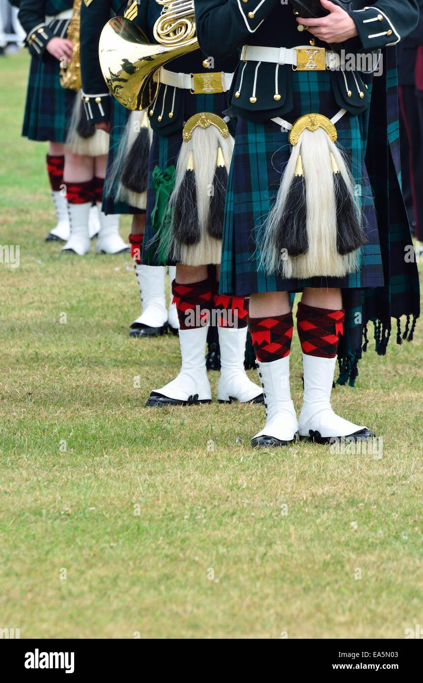 Band in kilts -Fotos und -Bildmaterial in hoher Auflösung – Alamy