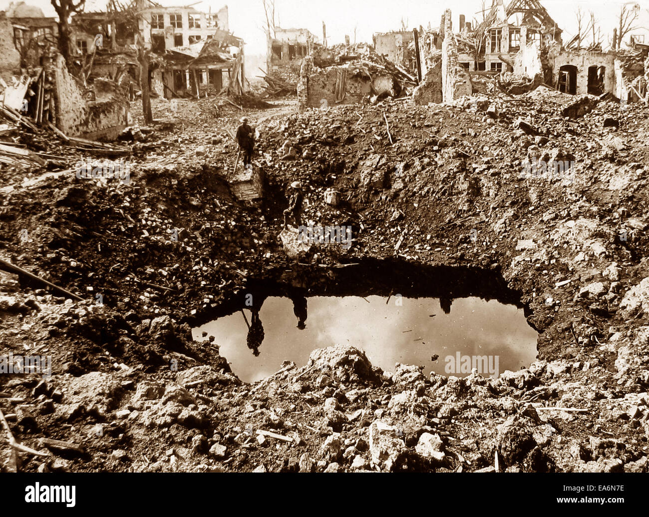 Ypern Belgien WW1 3. September 1917 Stockfotografie - Alamy