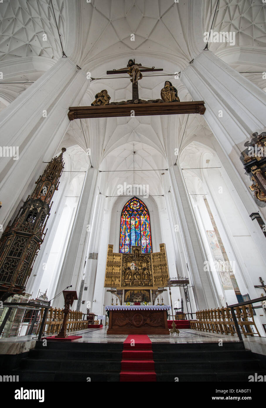 Danziger Marienkirche Hochaltar Stockfotos und -bilder Kaufen - Alamy