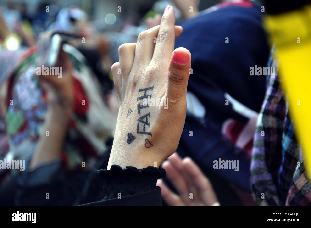 Gaza-Stadt, Gazastreifen, Palästinensische Gebiete. 11. November 2014 ...