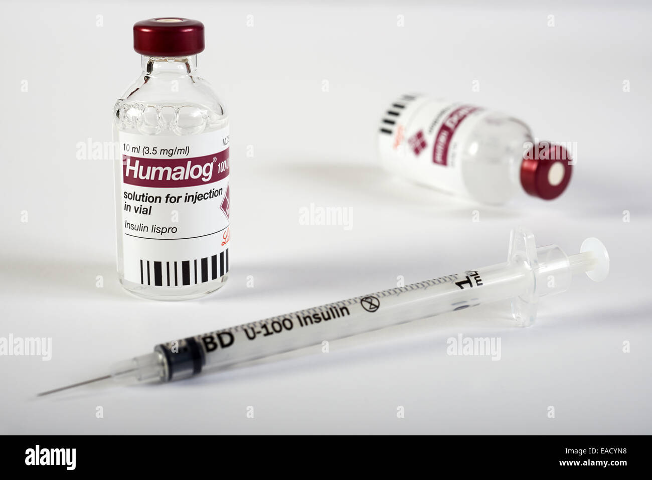 Insulin bottles -Fotos und -Bildmaterial in hoher Auflösung – Alamy