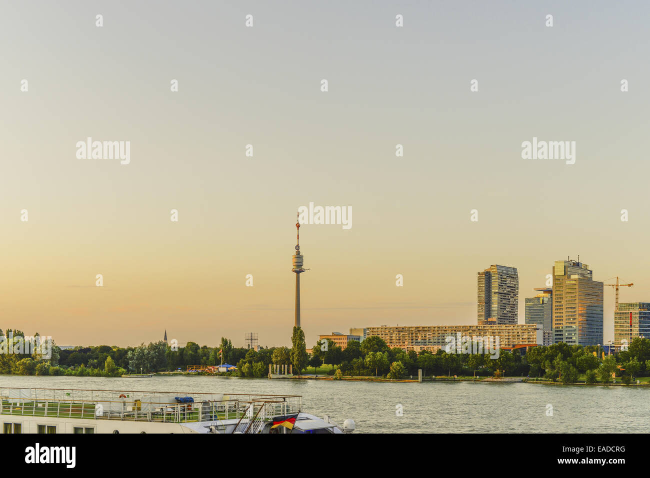 Donauturm, Donauturm, Donau, Wien, Österreich, Donau-City ...