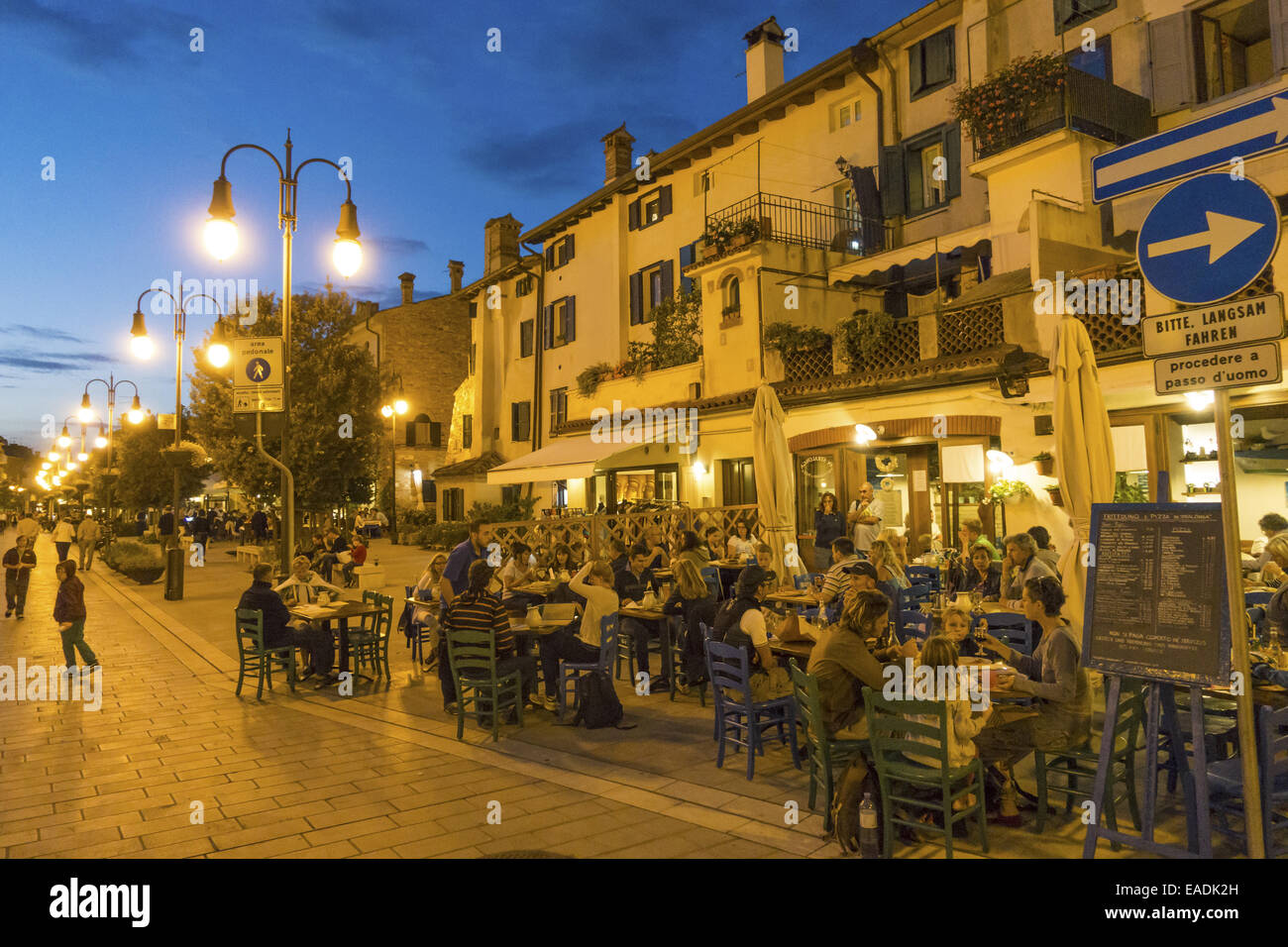 Grado, Altstadt, Italien, Friaul-Julian Venetien Stockfotografie - Alamy