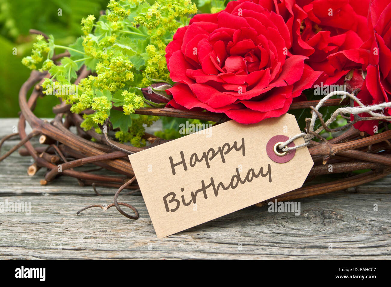 Geburtstagskarte mit rosen -Fotos und -Bildmaterial in hoher Auflösung – Alamy