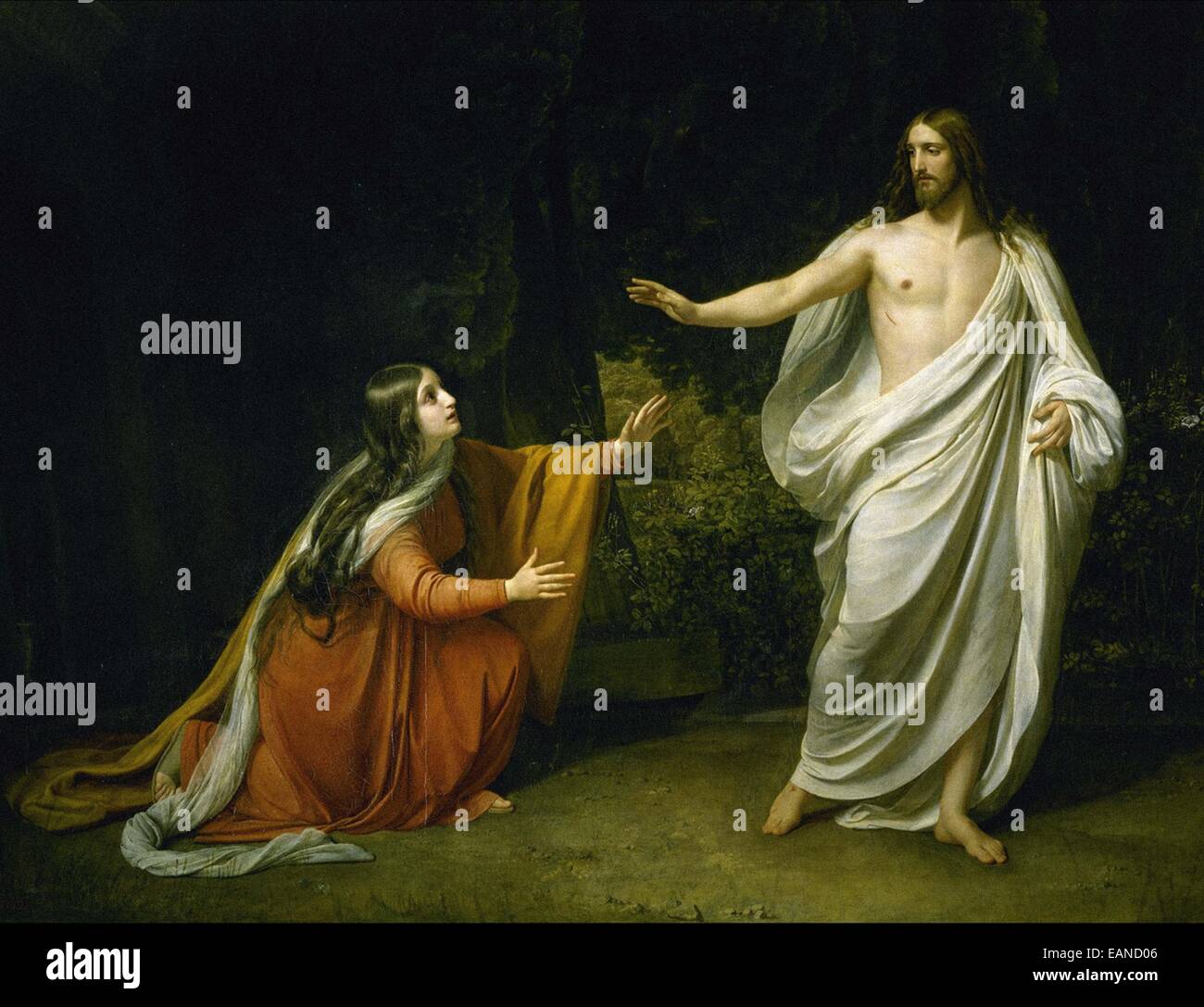 Alexander Ivanov Christus Apperance Maria Magdalena nach der ...
