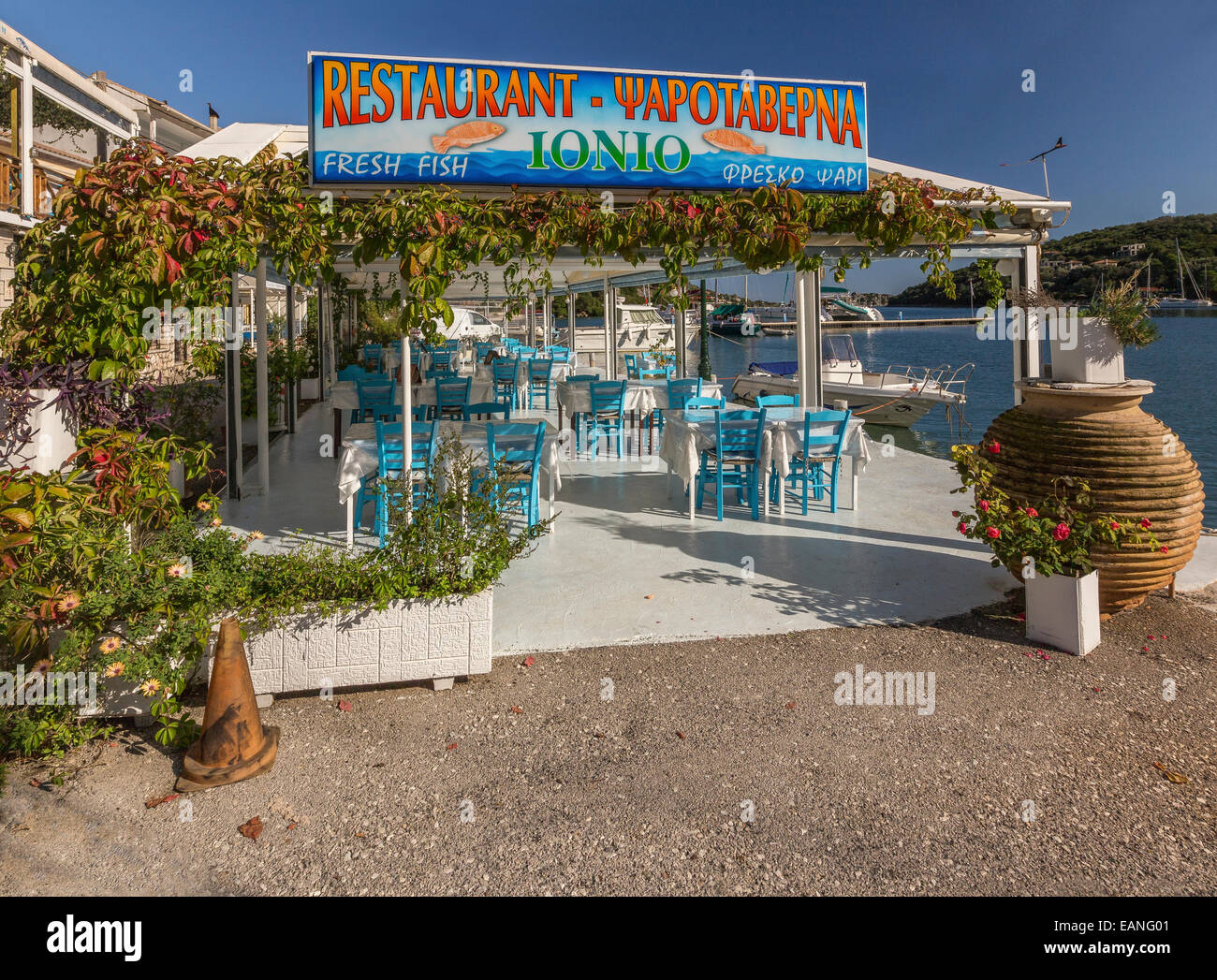 Lefkada restaurant -Fotos und -Bildmaterial in hoher Auflösung – Alamy