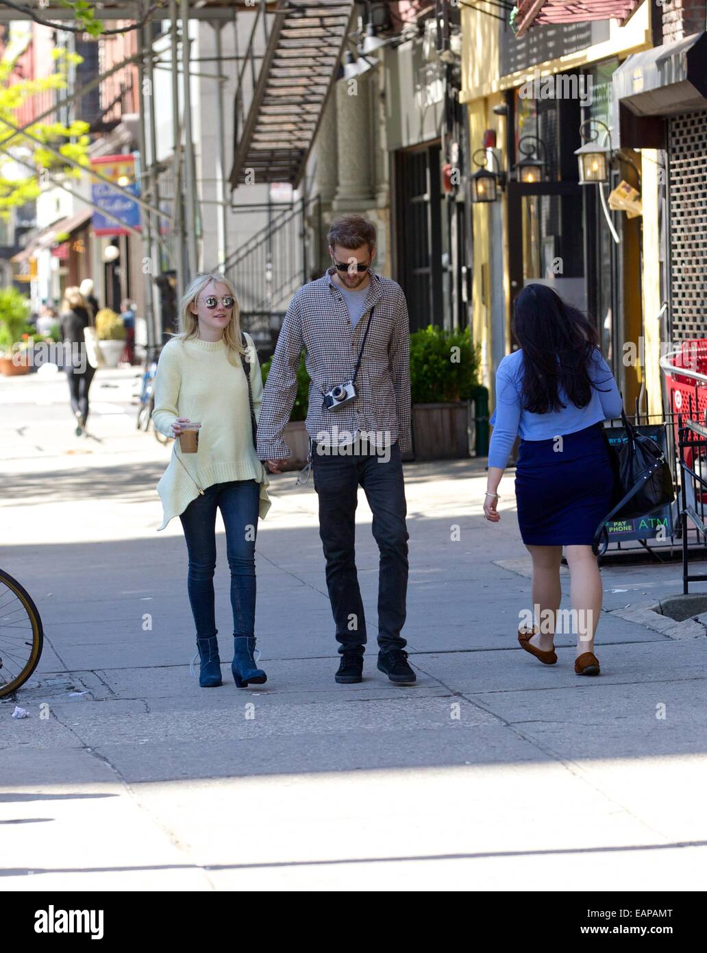 Dakota Fanning entdeckt in New York mit ihrem Model-Freund Jamie ...
