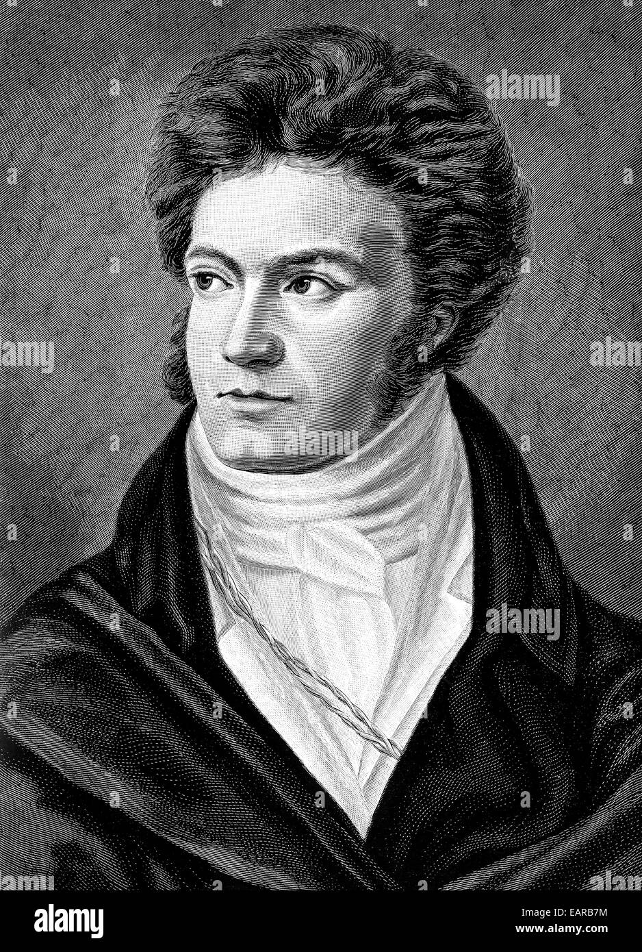 Ludwig van Beethoven, 1770-1827, ein deutscher Komponist der Wiener ...