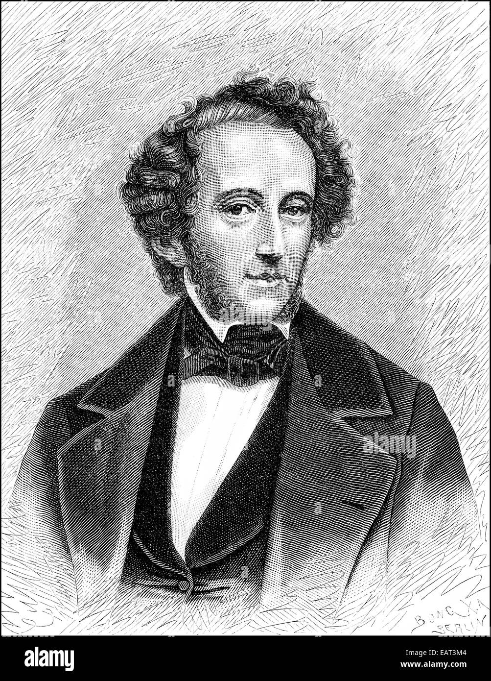 Felix Mendelssohn Bartholdy Stockfotos und -bilder Kaufen - Alamy