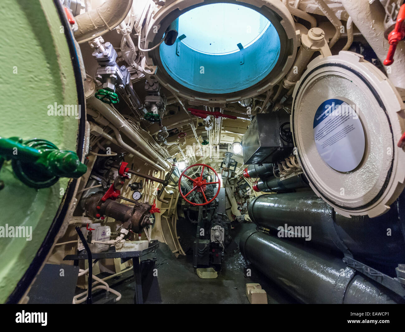 Luke des historischen deutschen u-Boot U-2540 "Wilhelm Bauer", jetzt ...