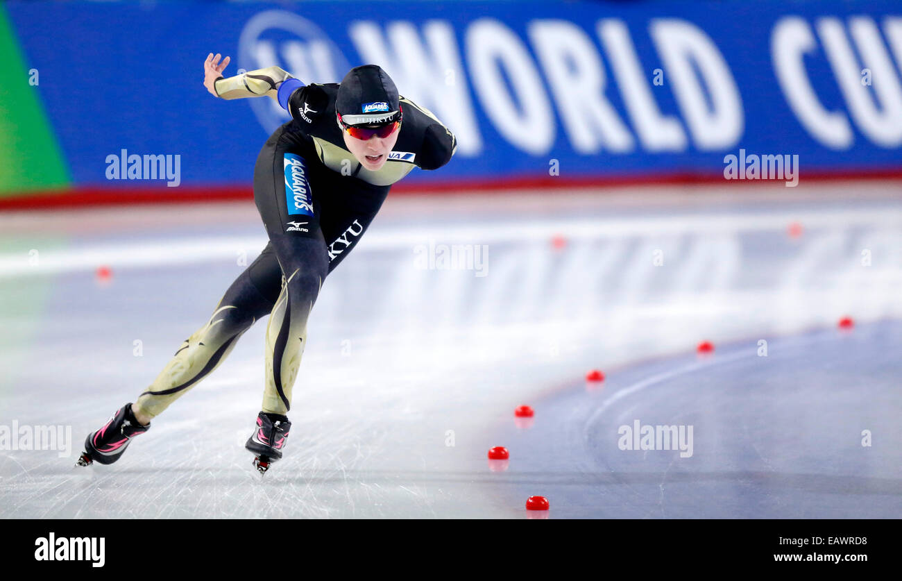 Seoul, Südkorea. 21. November 2014. Ayaka Kikuchi (JPN)-Speed-Skating ...
