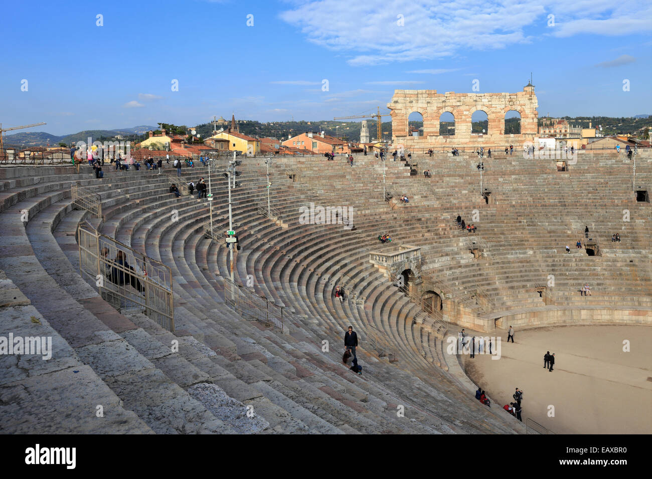 Arena-Amphitheater, Verona, Italien, Veneto Stockfotografie - Alamy