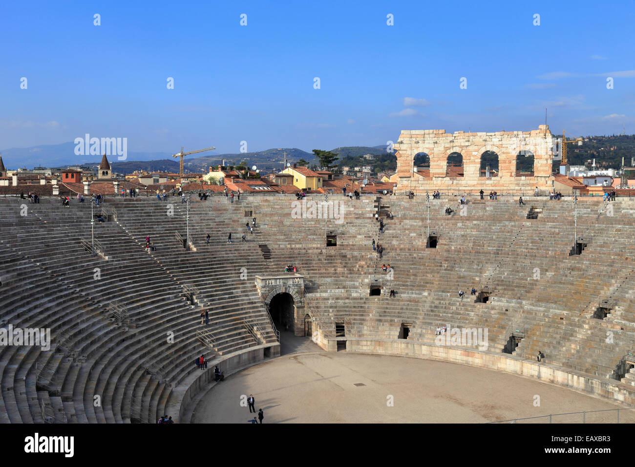 Arena-Amphitheater, Verona, Italien, Veneto Stockfotografie - Alamy