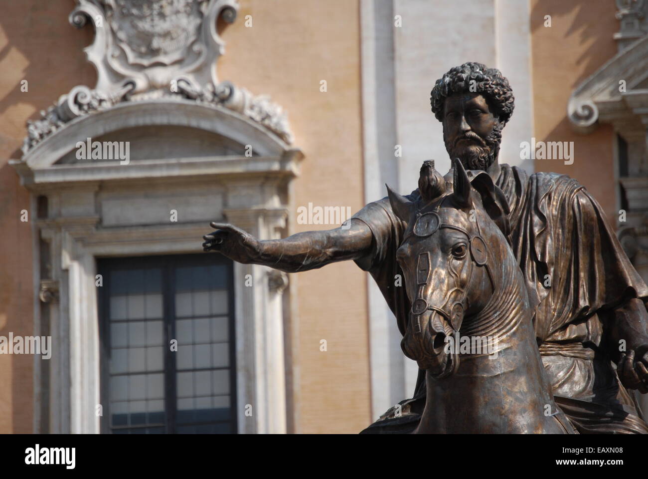Denkmal Des Kaisers Marc Aurel Marcus Aurelius Stockfotos und -bilder ...