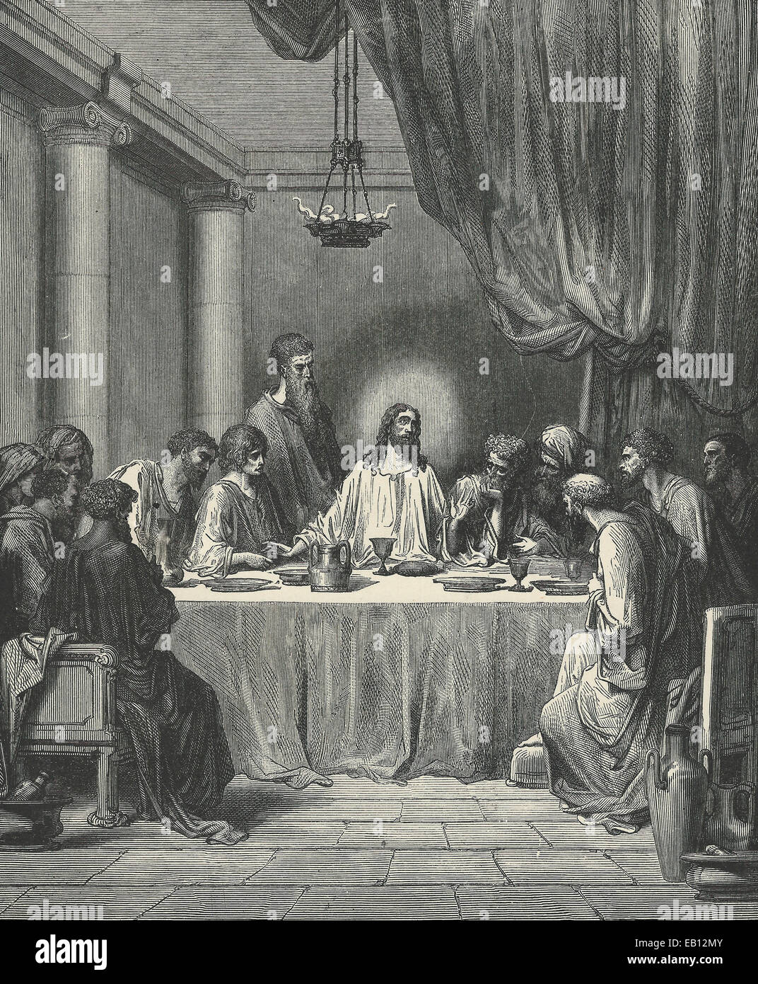 Last supper jesus -Fotos und -Bildmaterial in hoher Auflösung – Alamy