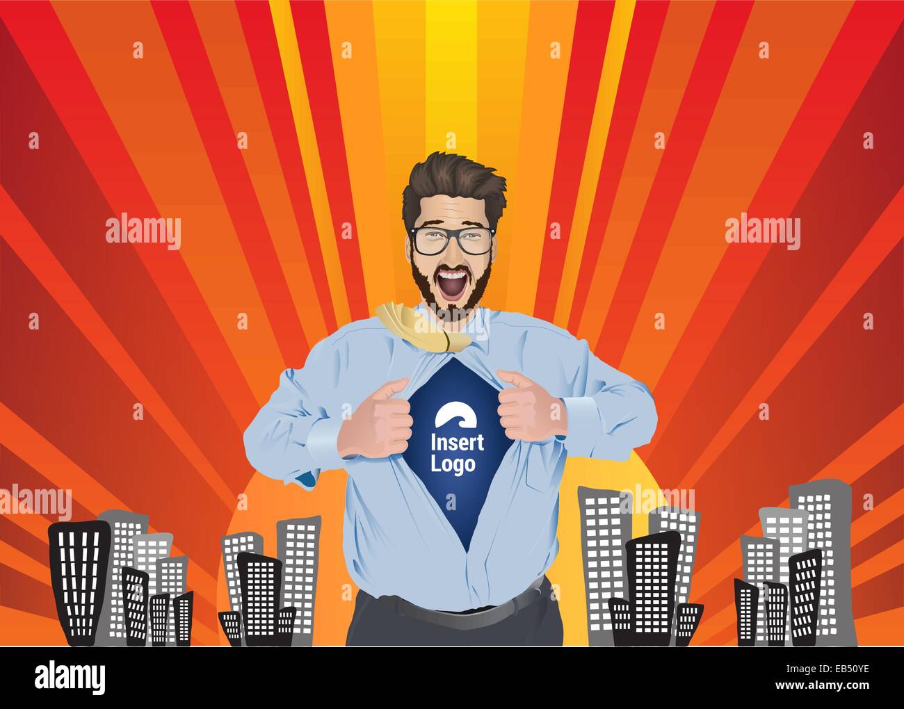 Logo anzeigen Stock-Vektorgrafiken kaufen - Alamy