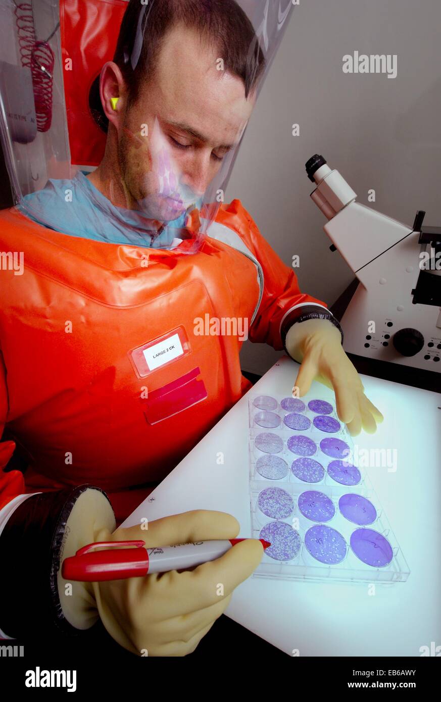 Biosafety level 4 laboratory -Fotos und -Bildmaterial in hoher ...