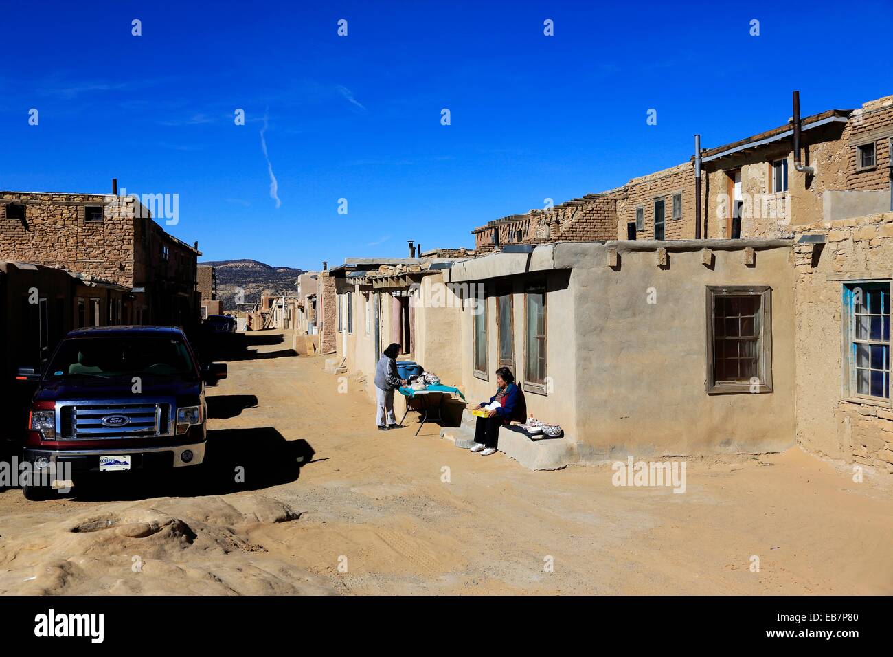 Häuser in Acoma Pueblo aka Sky City. Acoma Pueblo. Gewährt wird. New ...