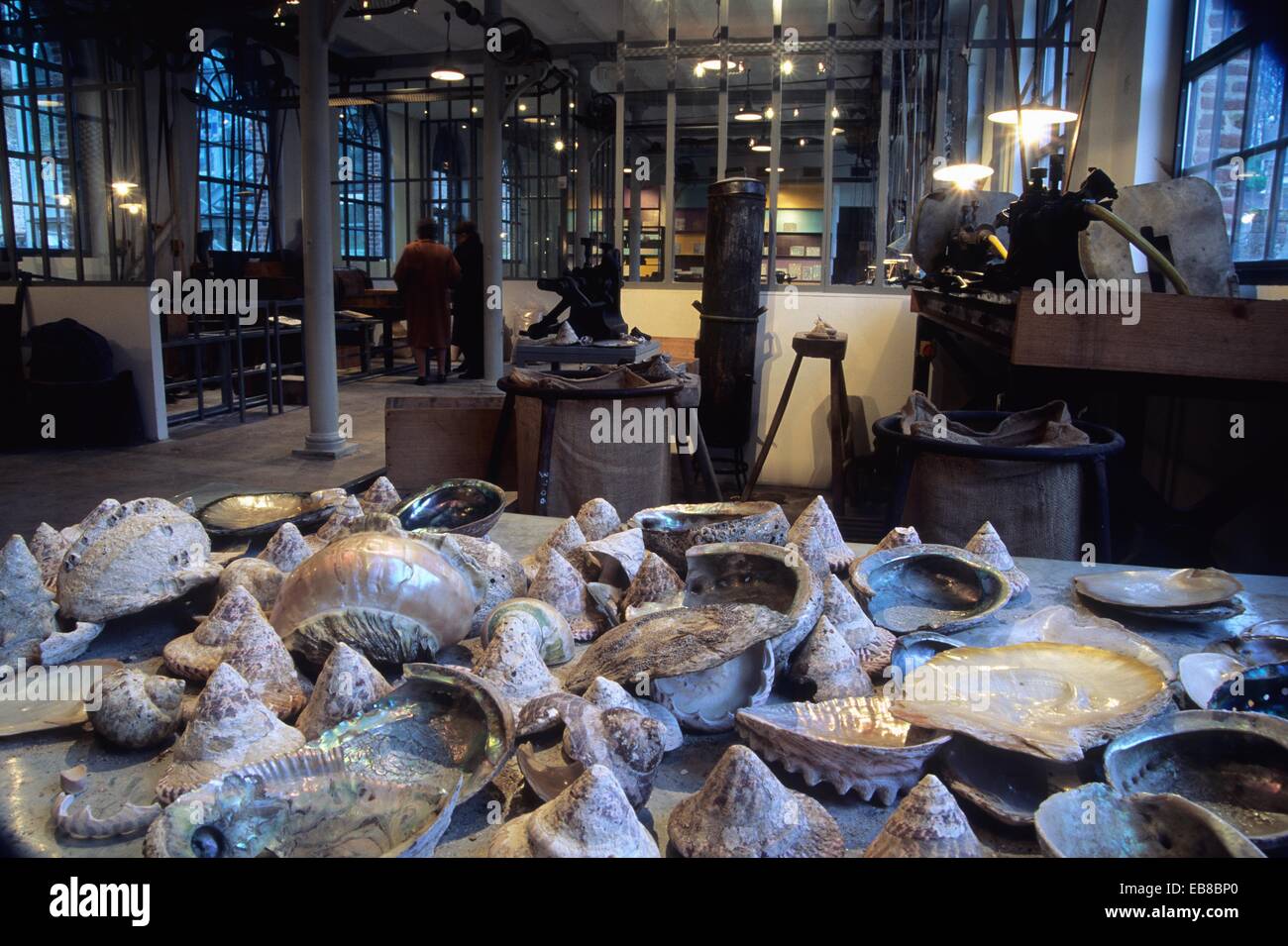 Perlmutt und Tabletterie Museum von Meru, Oise Abteilung, Region ...