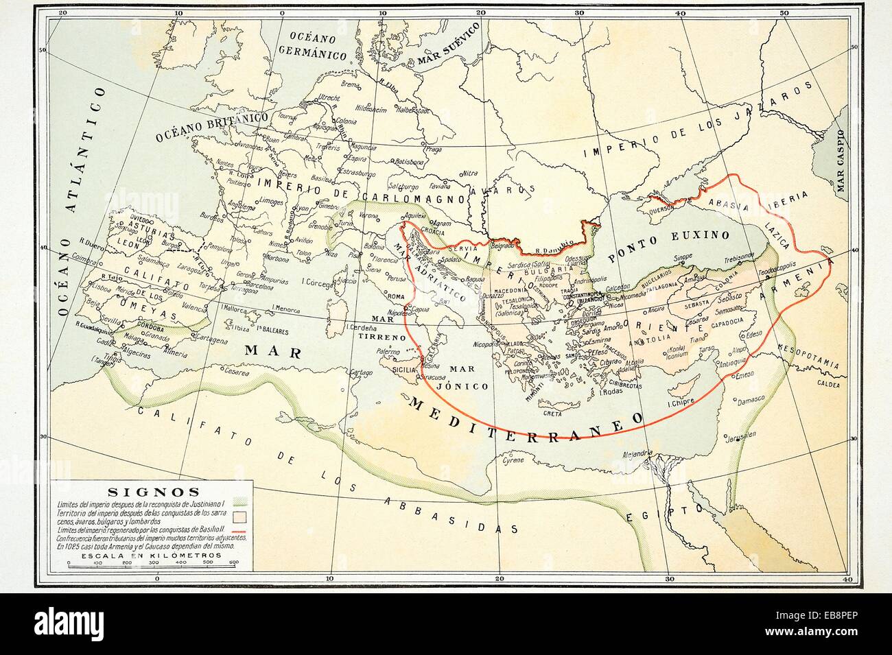Byzantine empire map -Fotos und -Bildmaterial in hoher Auflösung – Alamy