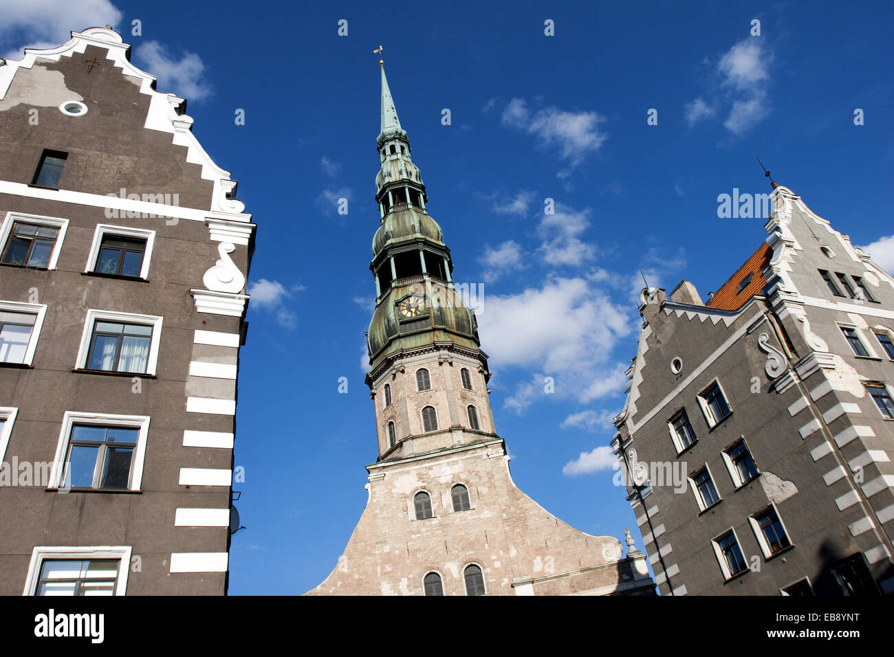 St. Peter Kirche, Riga, Lettland Stockfotografie - Alamy