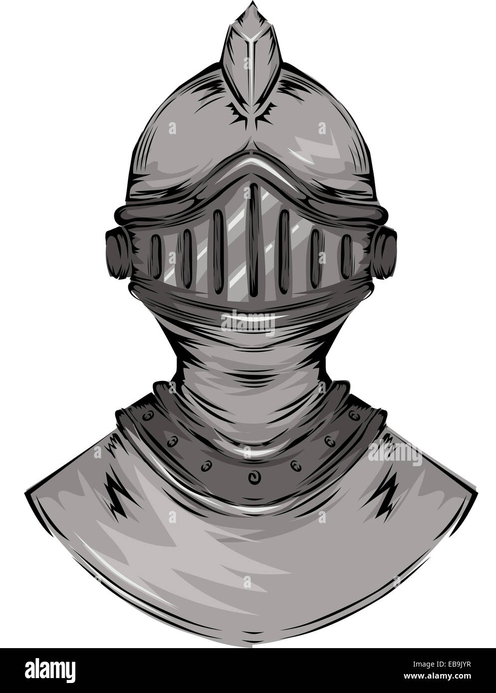 Cartoon medieval helmet knight metal -Fotos und -Bildmaterial in hoher ...