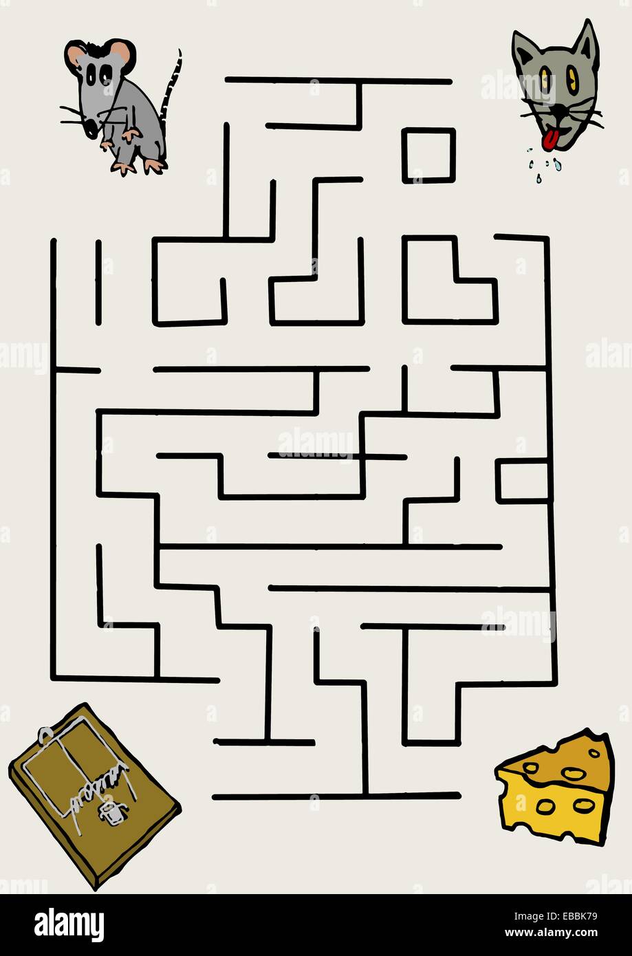 Maus labyrinth -Fotos und -Bildmaterial in hoher Auflösung – Alamy
