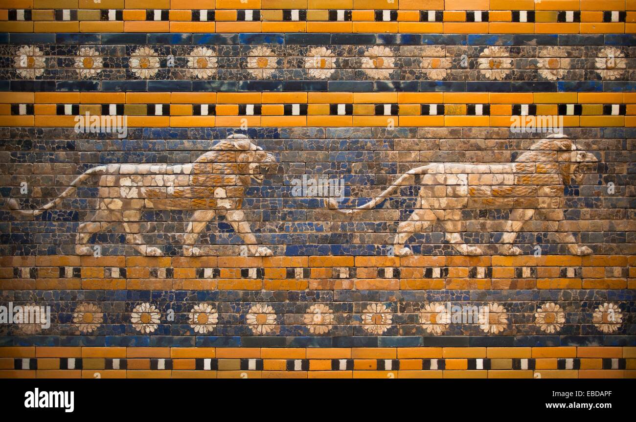 Ischtar-Tor von Babylon, Pergamonmuseum, Museumsinsel, Berlin ...