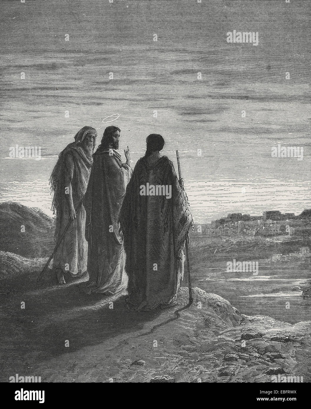 Dem Weg nach Emmaus - erscheint Jesus auf dem Weg nach Emmaus nach ... Dem Weg nach Emmaus - erscheint Jesus auf dem Weg nach Emmaus nach ...