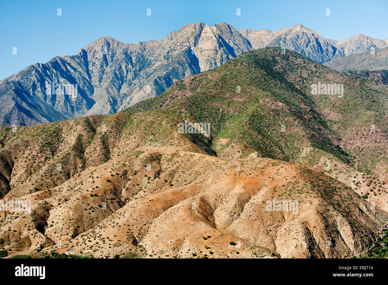 Marokko, Marrakesch, Atlas Gebirge, zu verschwenden Stockfotografie - Alamy