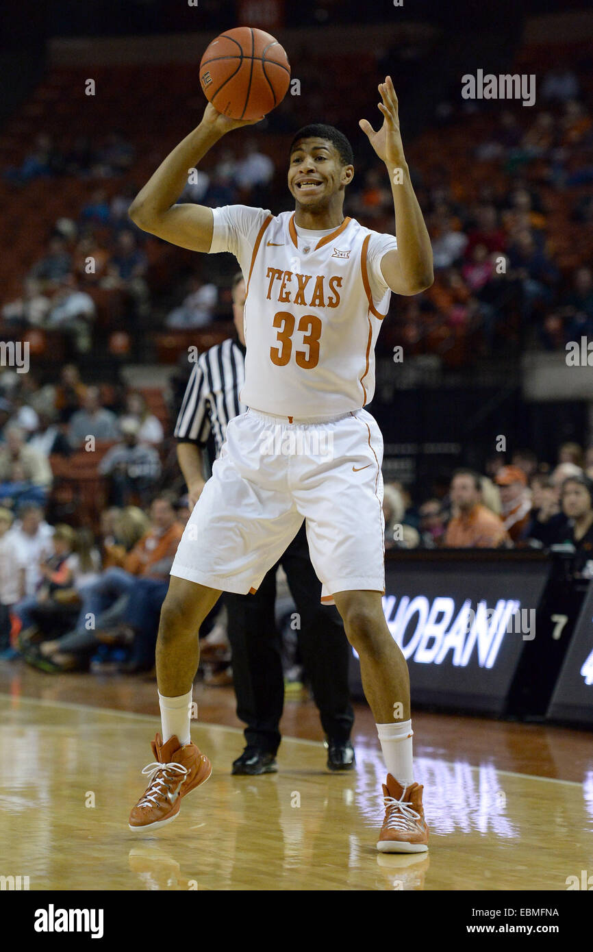2. Dezember 2014. Jordan Barnett #33 von Texas Longhorns in Aktion ...