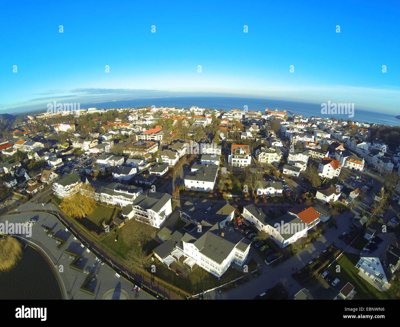 Luftbild, Binz, Deutschland, Mecklenburg-Vorpommern, Rügen, Ostseebad ...