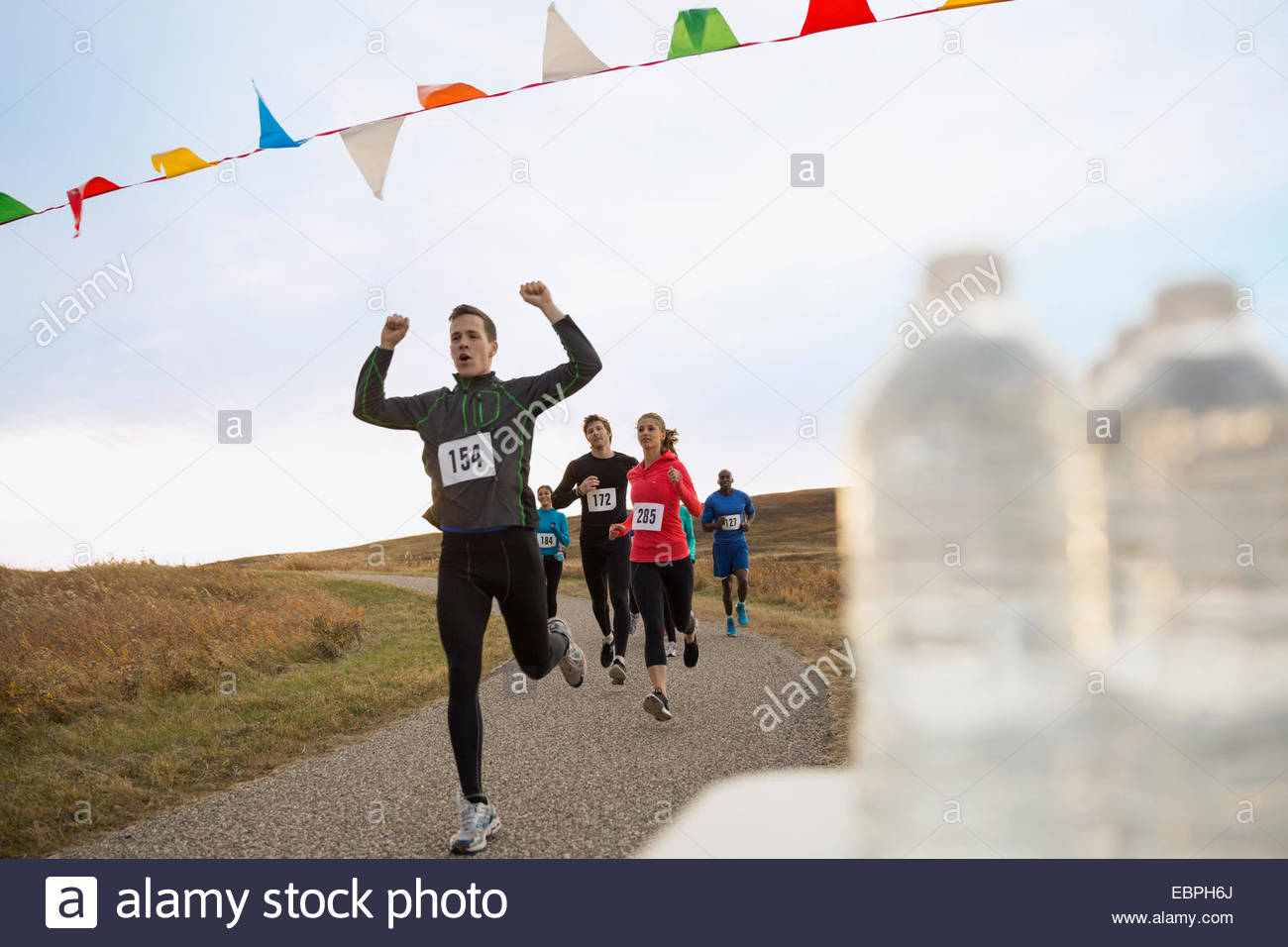 Marathon ziellinie -Fotos und -Bildmaterial in hoher Auflösung – Alamy