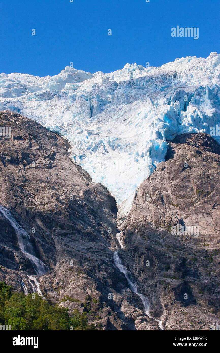 Jostedalsbreen Gletscher, Norwegen, Nationalpark Jostedalsbreen ...