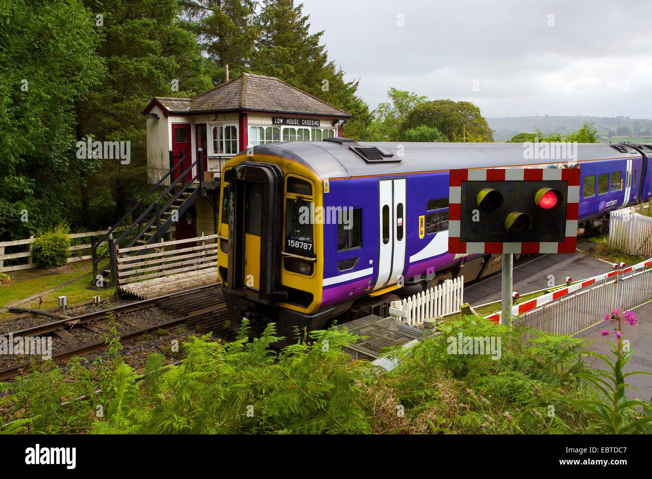 Northern Rail Sprinter Zug auf Low Haus überqueren, Armathwaite, Eden ...