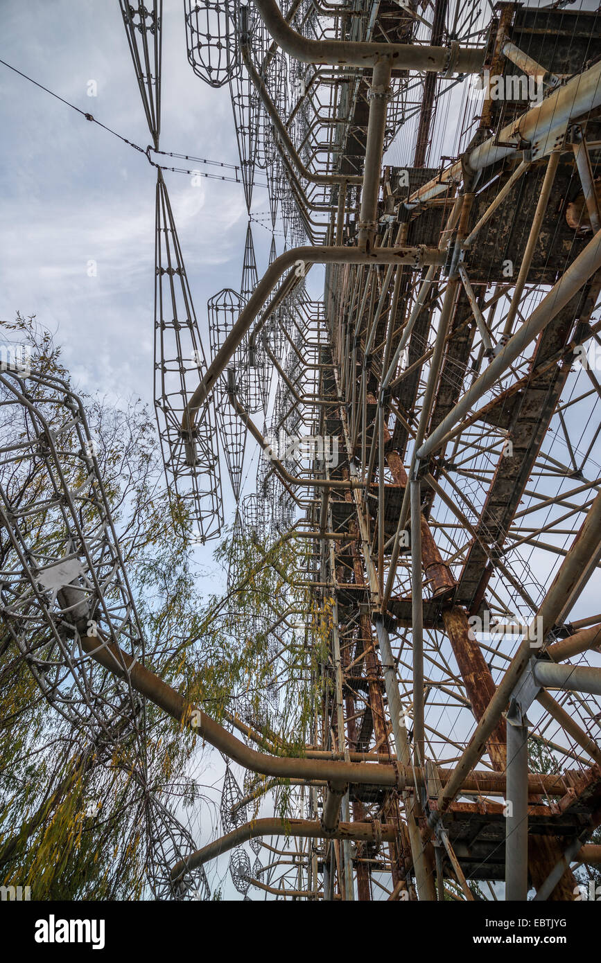 Duga-3 sowjetische Radarsystem in Chernobyl-2 Militärbasis - Sperrzone ...