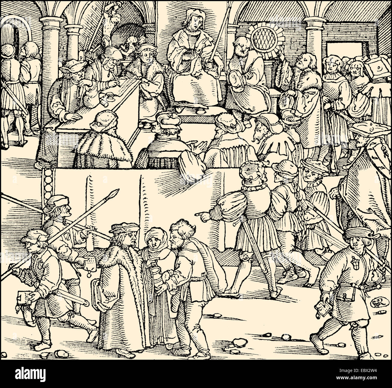 Öffentliches Gehör und Folter, 15. Jahrhundert, Entmannung ...