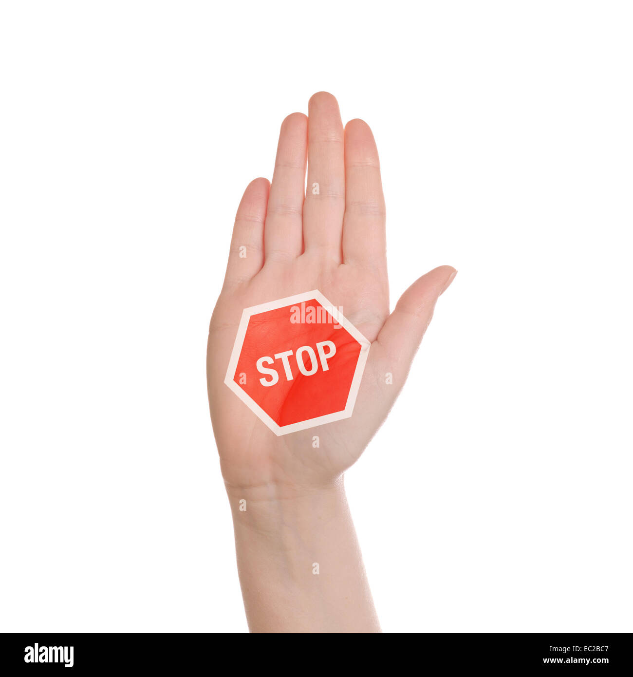 White hand sign -Fotos und -Bildmaterial in hoher Auflösung – Alamy