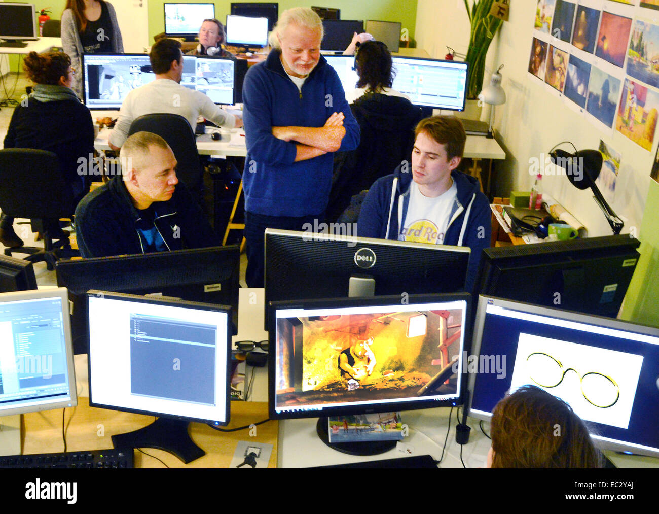 Produzent und Manager der Animation Filmfirma MotionWorks, Tony Loeser ...