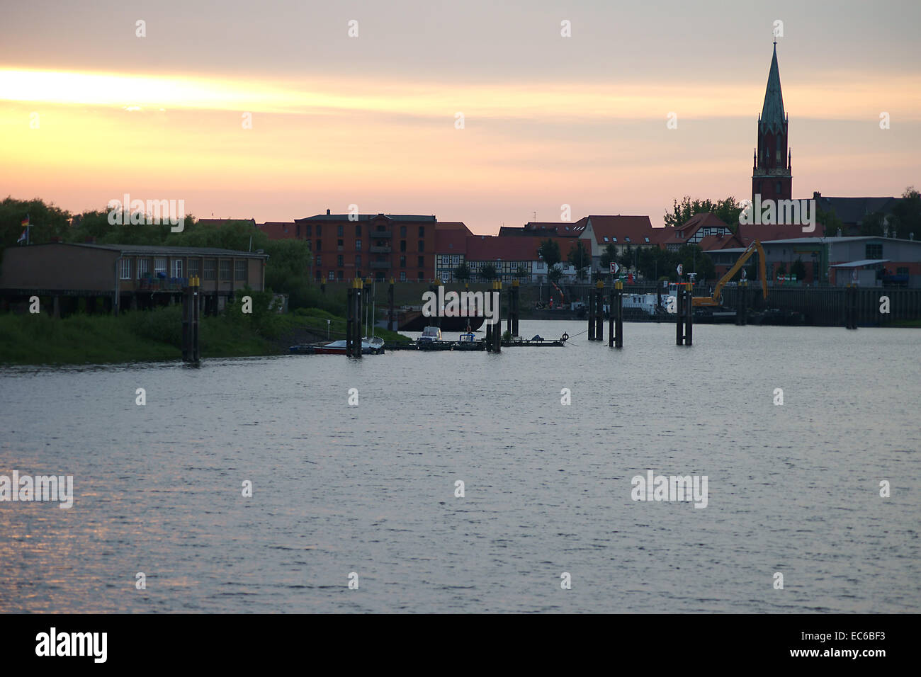 River Elbe Germany Wittenberge Stockfotos und -bilder Kaufen - Alamy