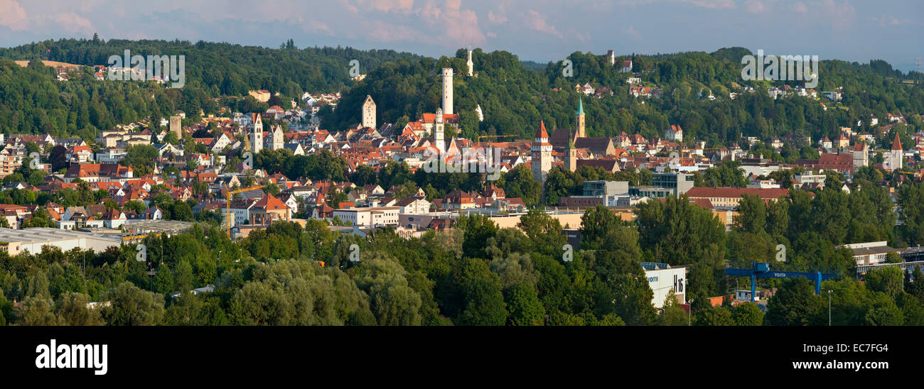 Deutschland, Baden-Württemberg, Ravensburg, der Stadttürme in der ...