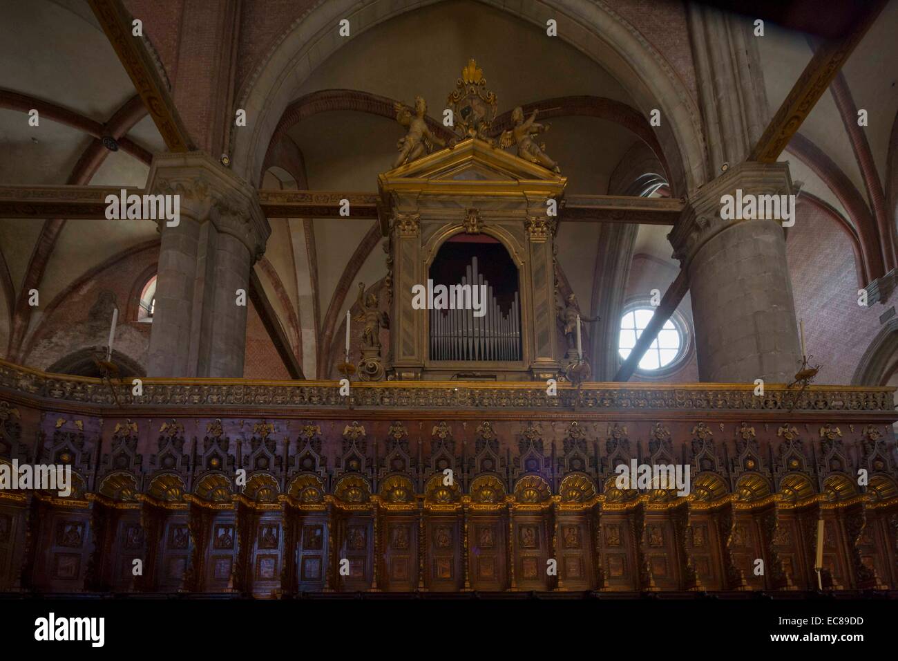 Chorgestühl der Basilika di Santa Maria Gloriosa dei Frari, Venedig Stockfotografie - Alamy