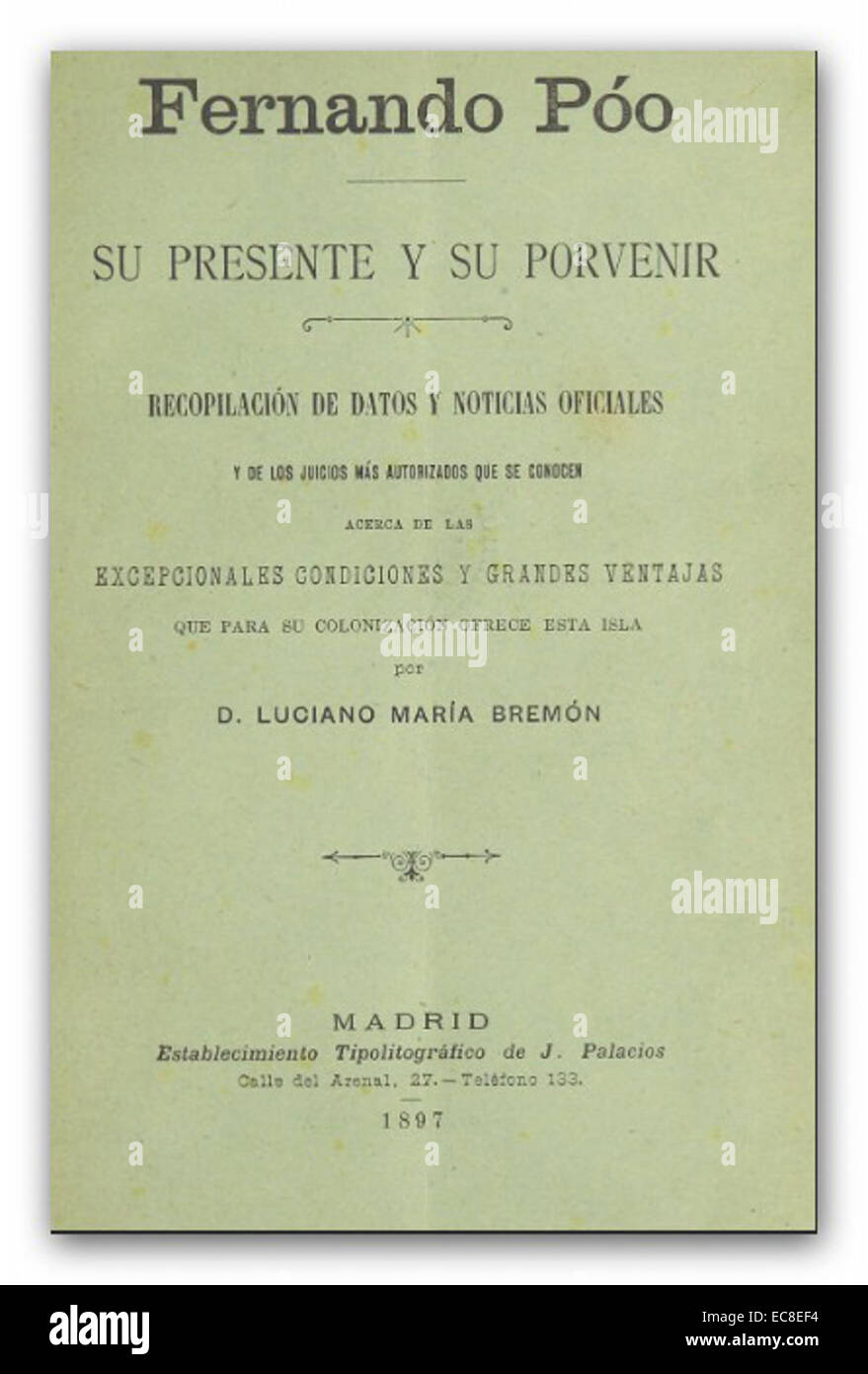 Fernando poo -Fotos und -Bildmaterial in hoher Auflösung – Alamy