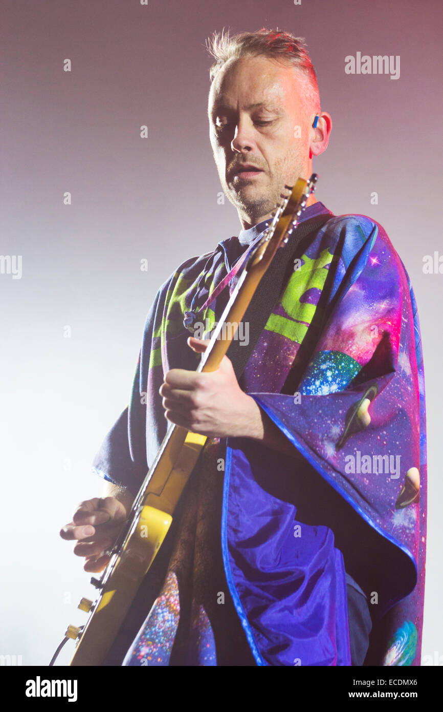 London, UK, 11. Dezember 2014. Simon Ratcliffe, Basement Jaxx, o2 Arena ...