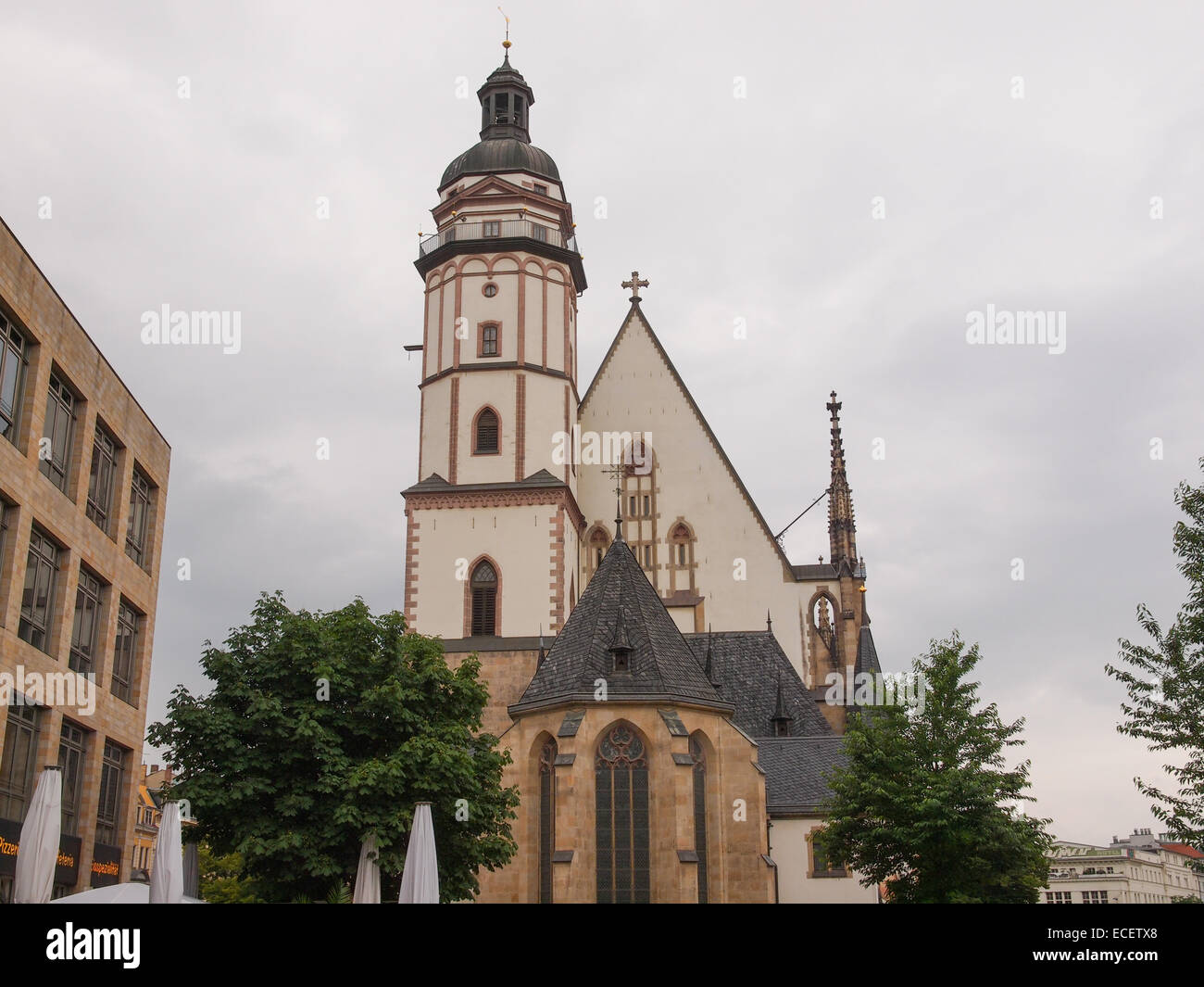 Thomaskirche St. Thomas Church in Leipzig Deutschland Johann Sebastian ...