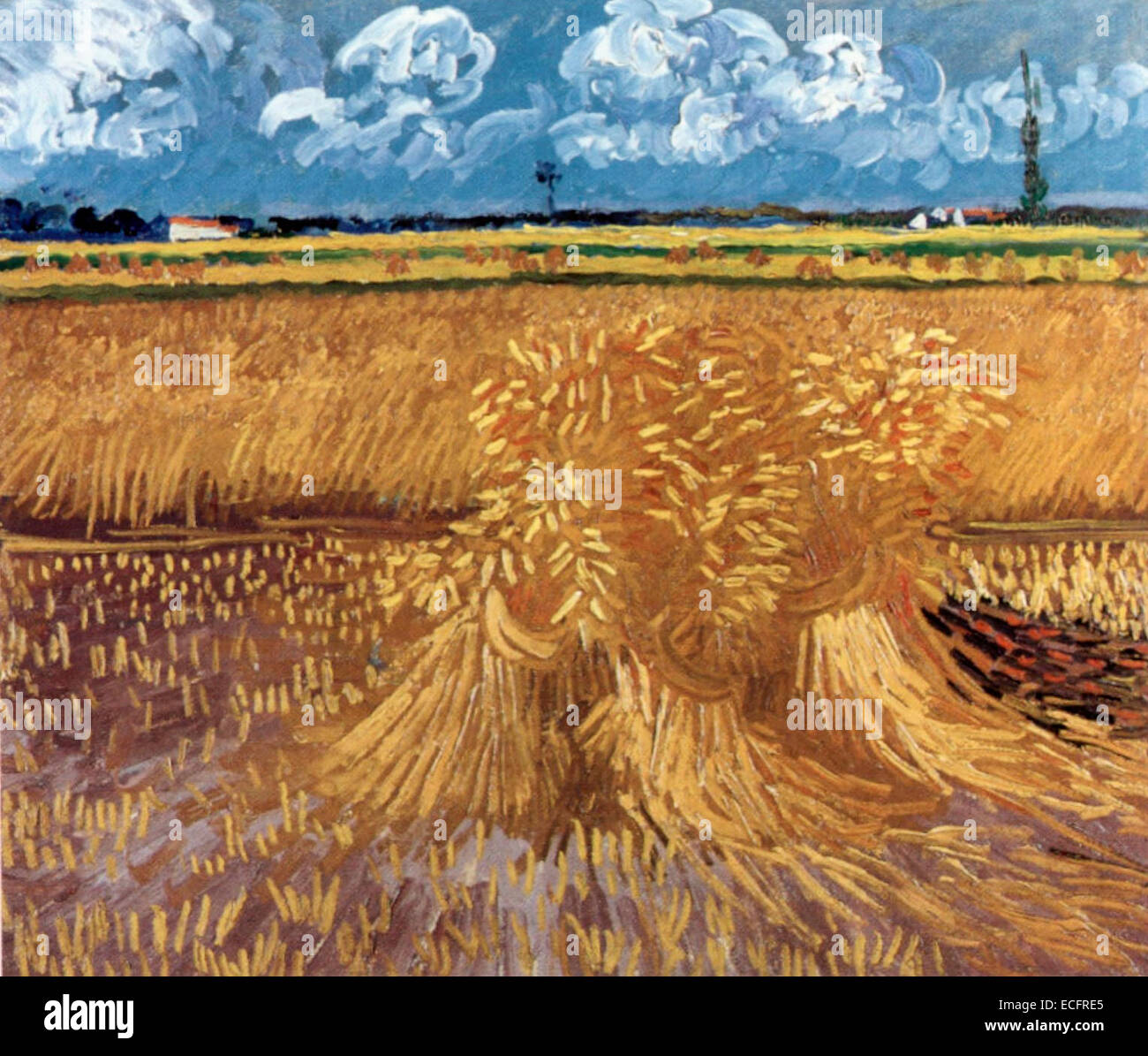 Vincent Van Gogh Wheat Field Stockfotos und -bilder Kaufen - Alamy