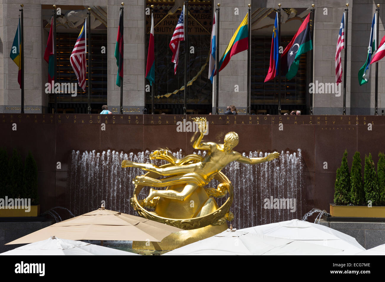 Statue Des Prometheus Stockfotos und -bilder Kaufen - Alamy