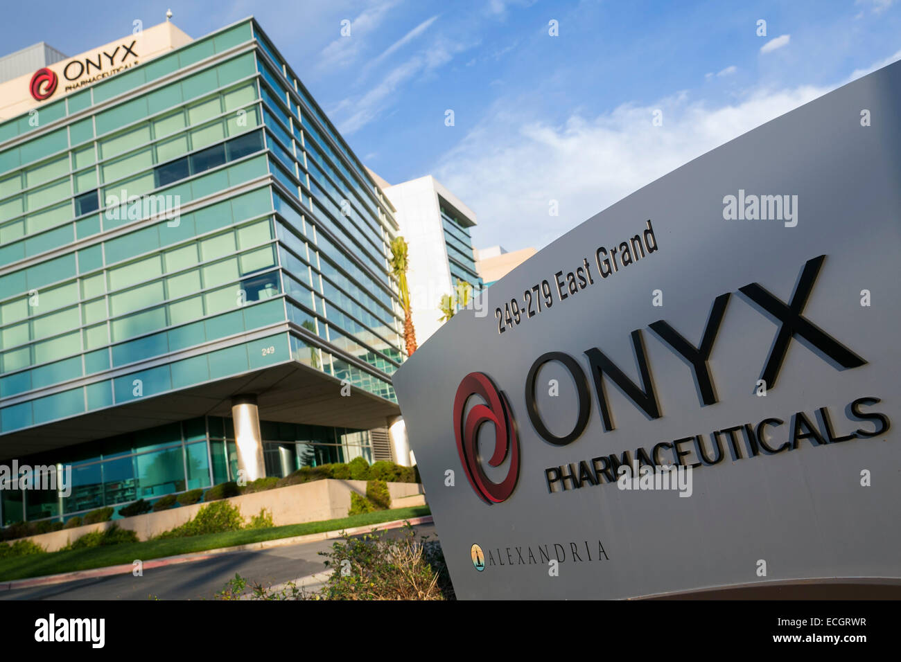 Das Hauptquartier der Onyx Pharmaceuticals Stockfotografie - Alamy